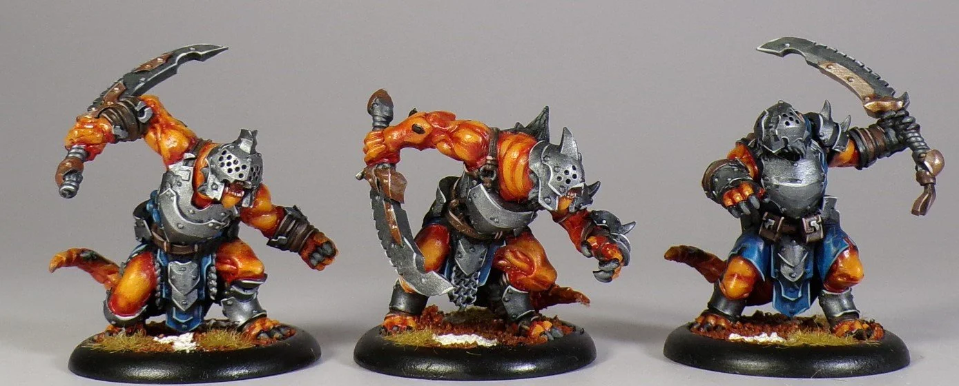 Warmachine MkIV: Some Khymarera Shadowflame Miniature Painting Service — Paintedfigs Miniature ...