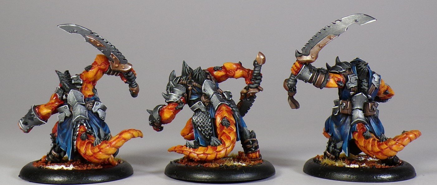 Warmachine MkIV: Some Khymarera Shadowflame Miniature Painting Service — Paintedfigs Miniature ...