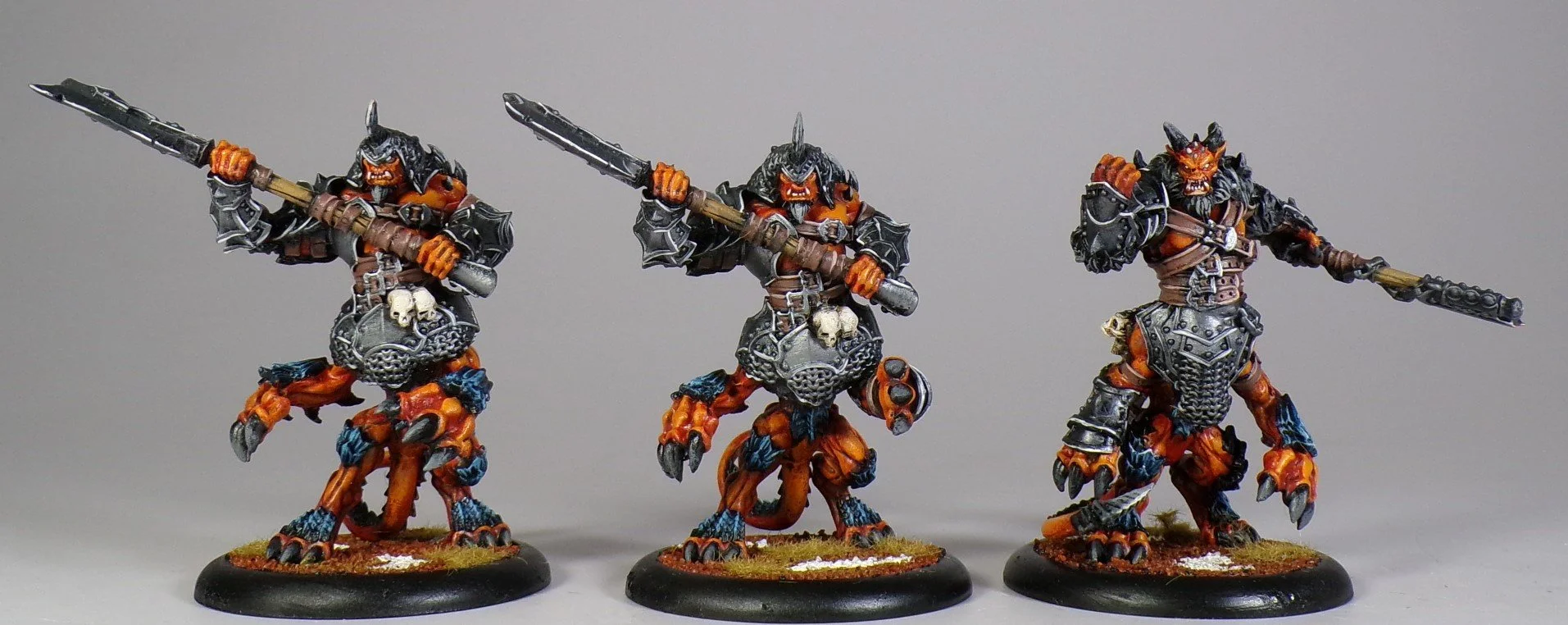 Warmachine MkIV: Some Khymarera Shadowflame Miniature Painting Service — Paintedfigs Miniature ...