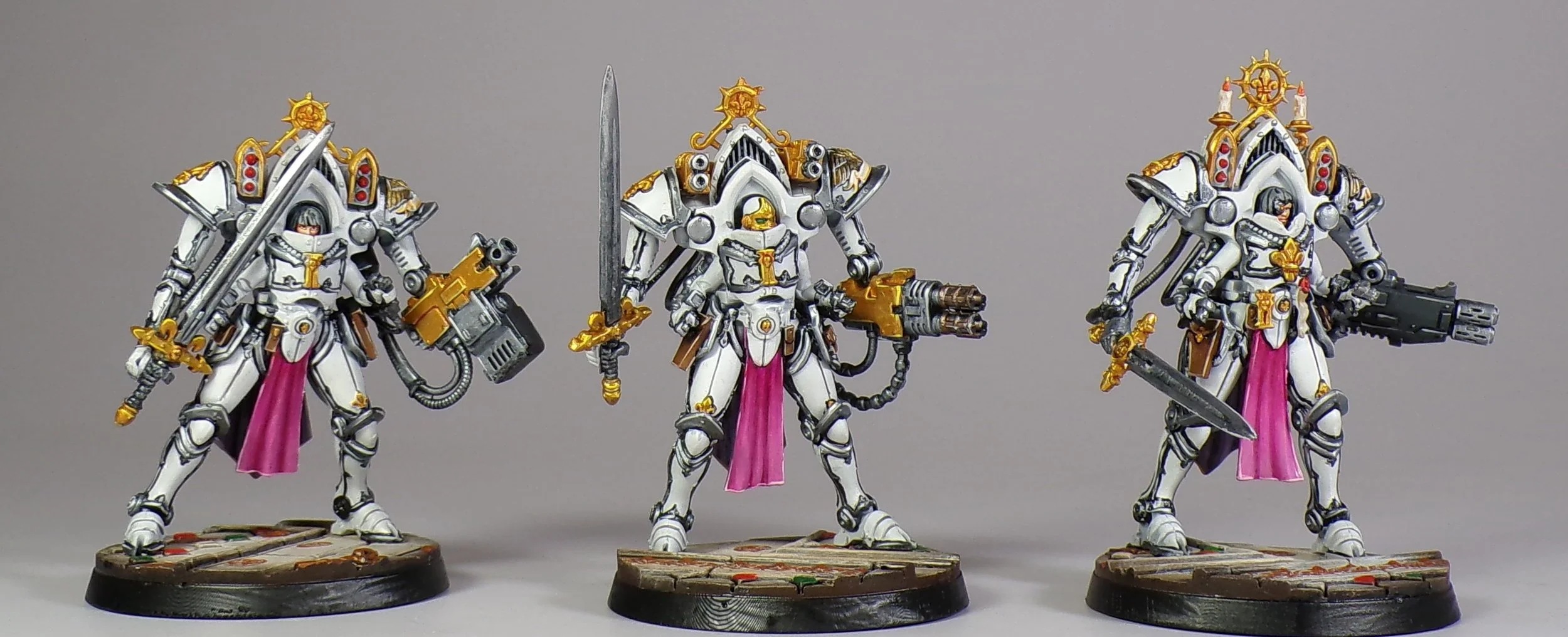 40k: Pink Battle Sisters! — Paintedfigs Miniature Painting Service