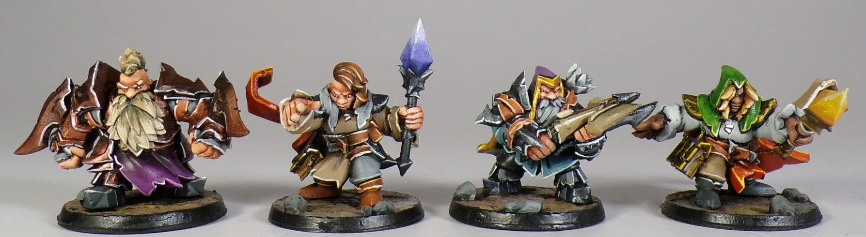 Elves of Inneath and Broken Anvil Dwarves — Paintedfigs Miniature ...