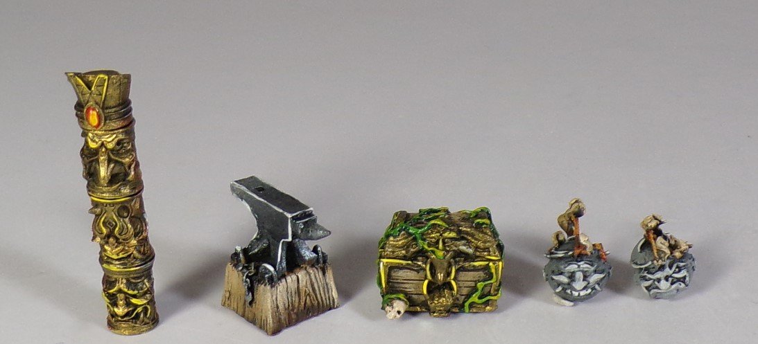 Elves of Inneath and Broken Anvil Dwarves — Paintedfigs Miniature ...