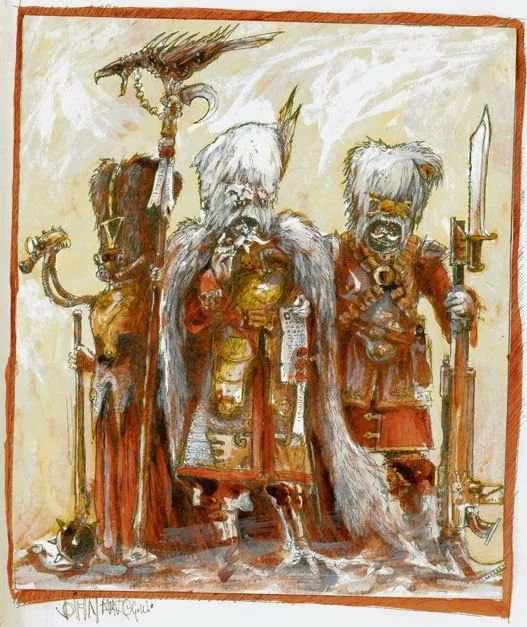 40k: Painting a Blanchitsu-Style Warband — Paintedfigs Miniature ...