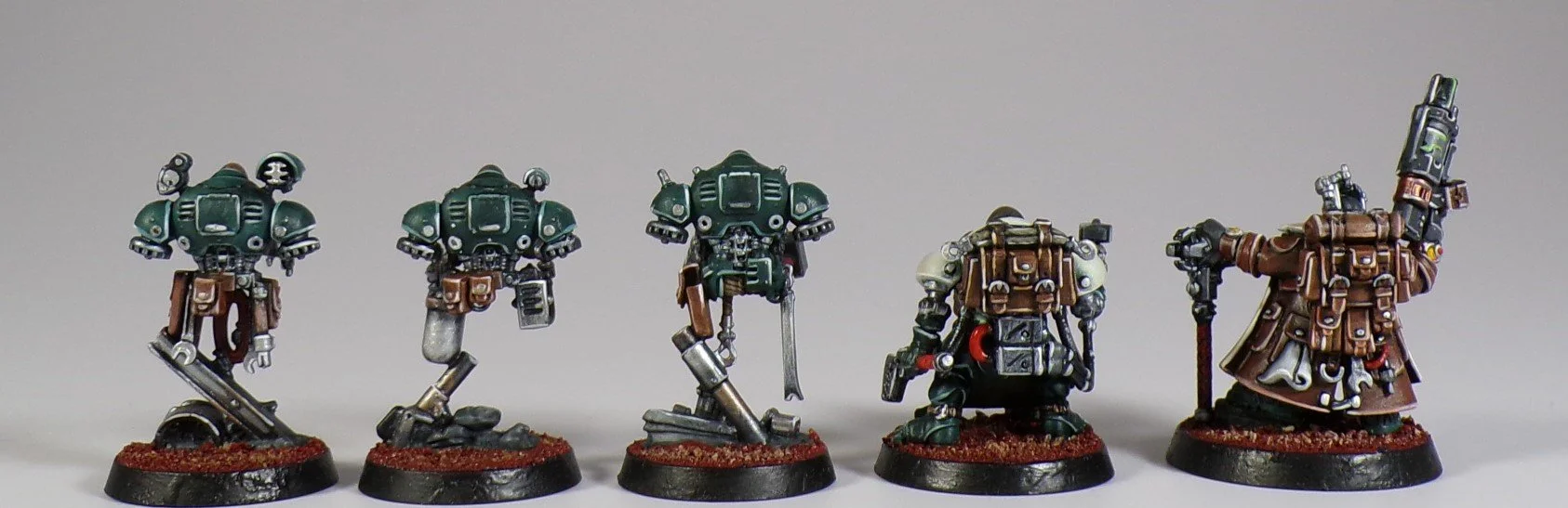 Some Painted Votann Reinforcements — Paintedfigs Miniature Painting Service