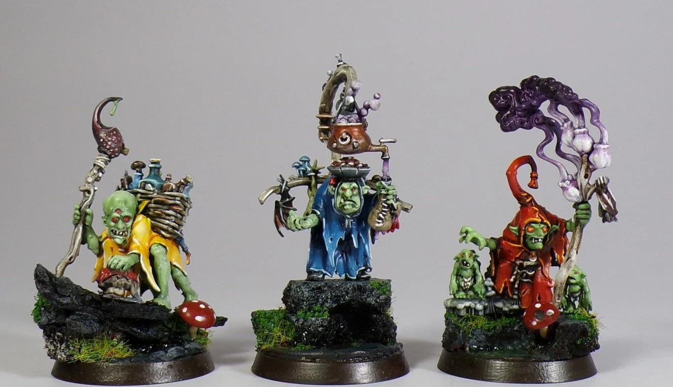 Troggoths and Gitz: Mad Colors for Mad Figures — Paintedfigs Miniature ...
