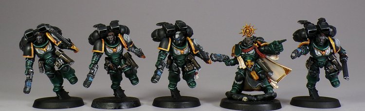 Salamanders Space Marines — Paintedfigs Miniature Painting Service