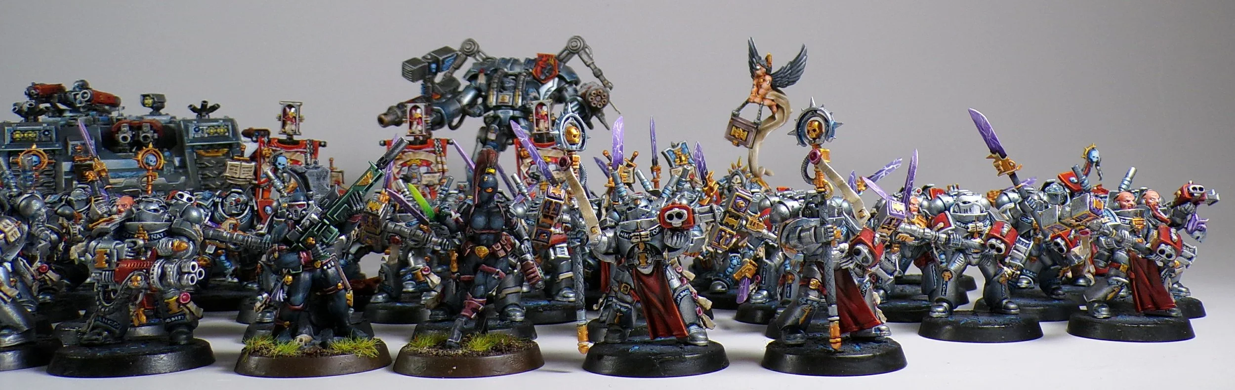 Grey Knights Miniature Painting — Paintedfigs Miniature Painting Service