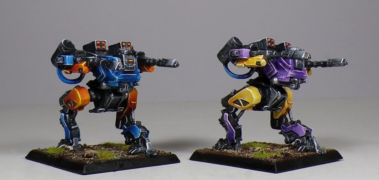 Painting The Hunters 2114 AD Boardgame — Paintedfigs Miniature Painting ...