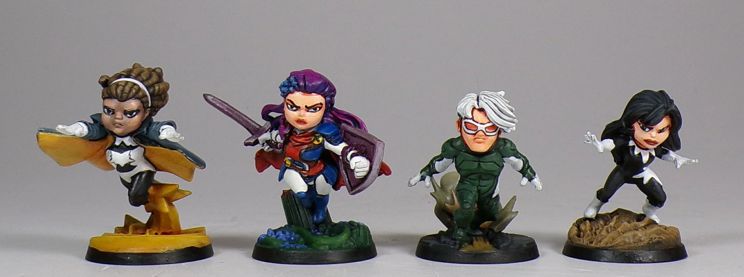 Some new Standard Quality Marvel United minis painted! — Paintedfigs ...