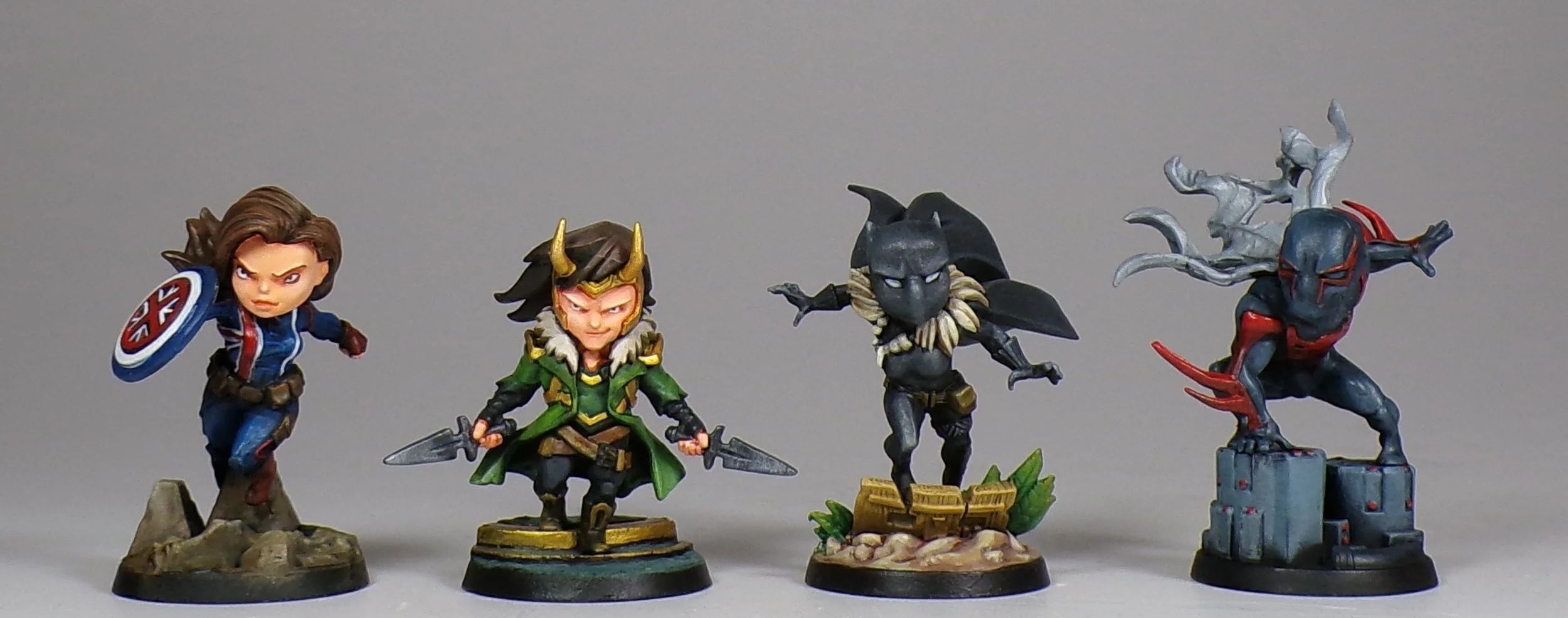 Some new Standard Quality Marvel United minis painted! — Paintedfigs ...