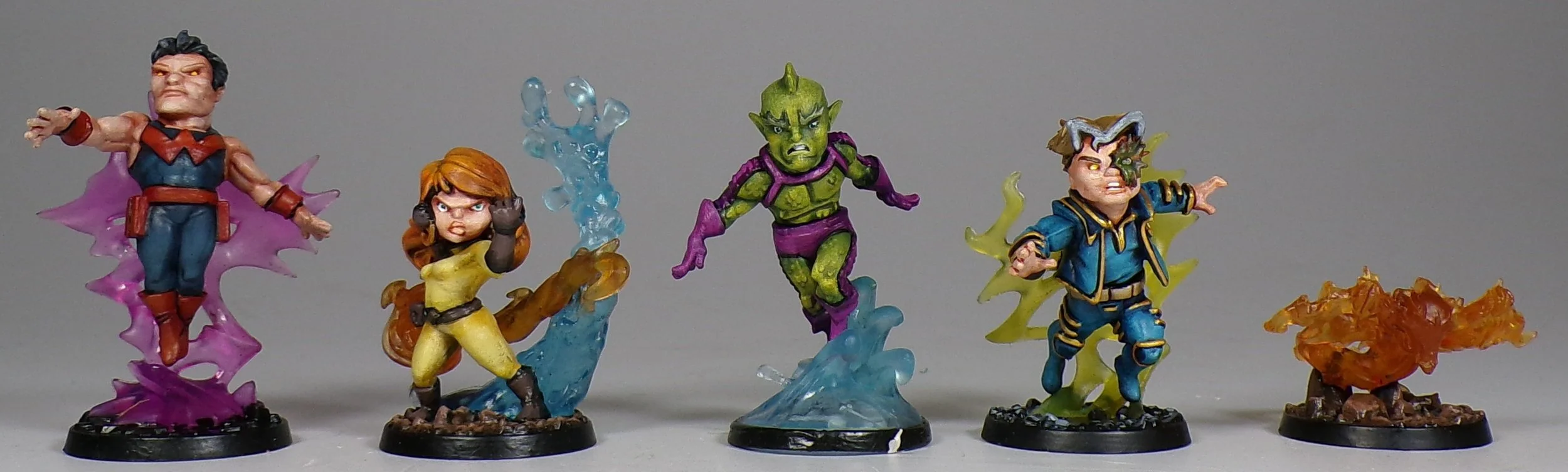 Some new Standard Quality Marvel United minis painted! — Paintedfigs ...