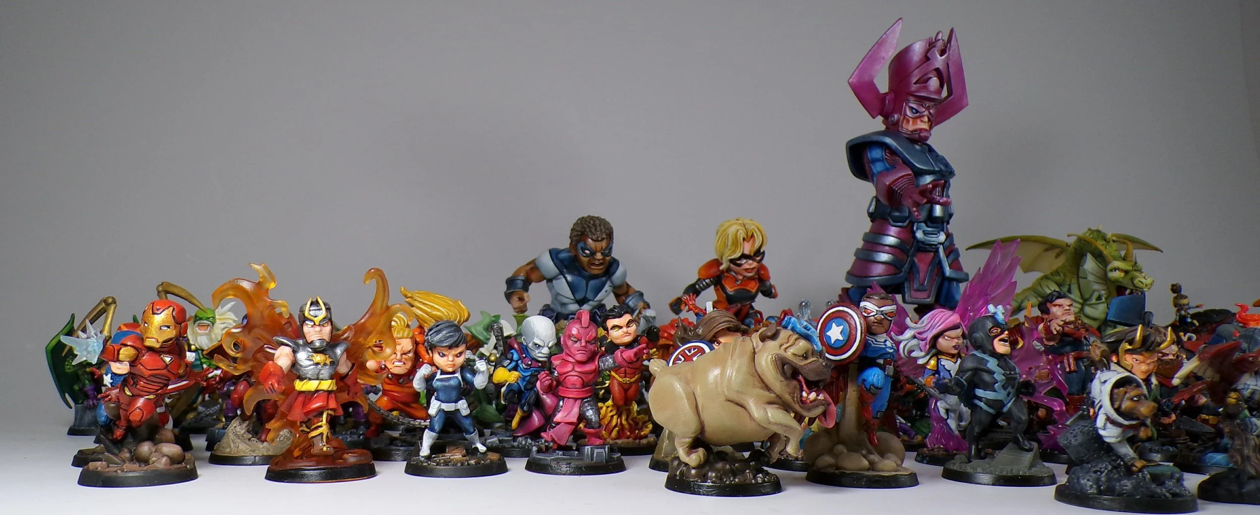 Some new Standard Quality Marvel United minis painted! — Paintedfigs ...