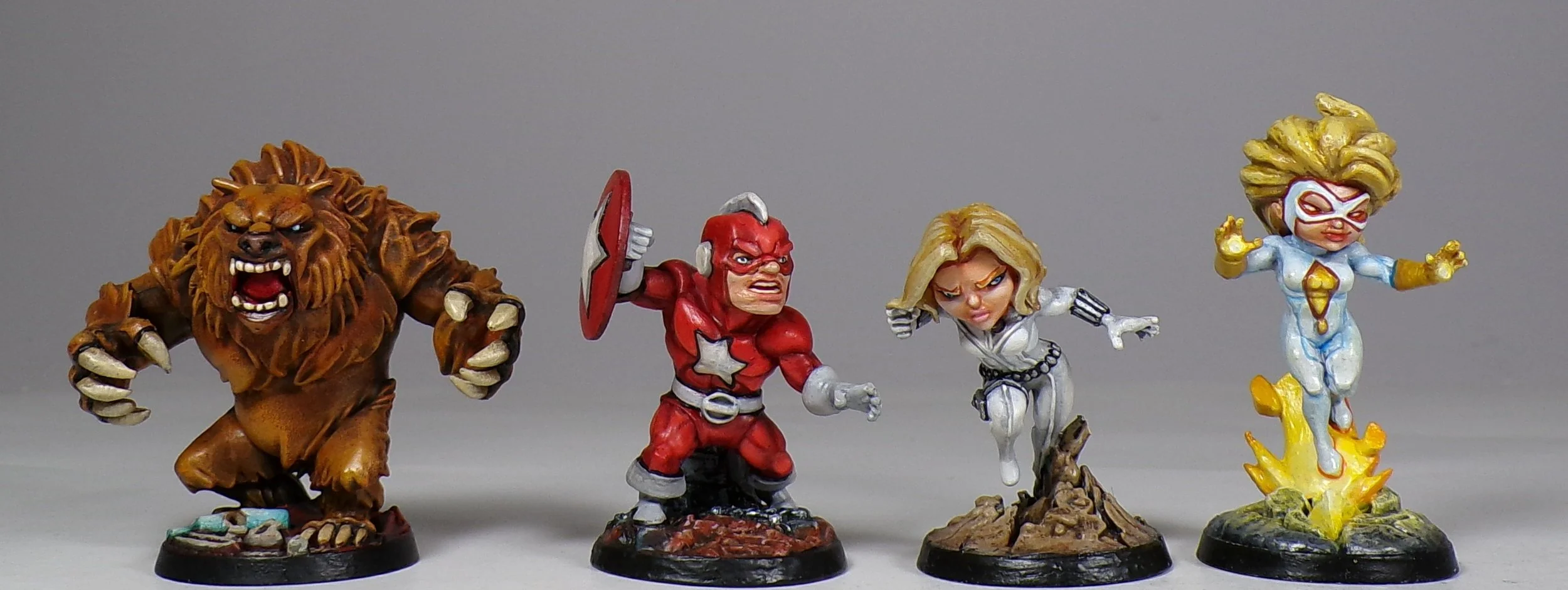 Some new Standard Quality Marvel United minis painted! — Paintedfigs ...