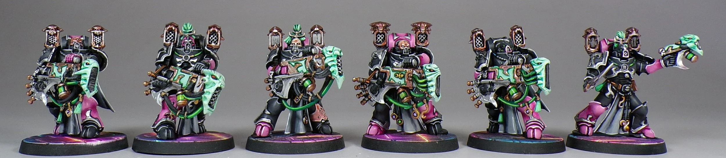 40k Champions of Slaanesh Box Set fully painted to life as Emperor's ...