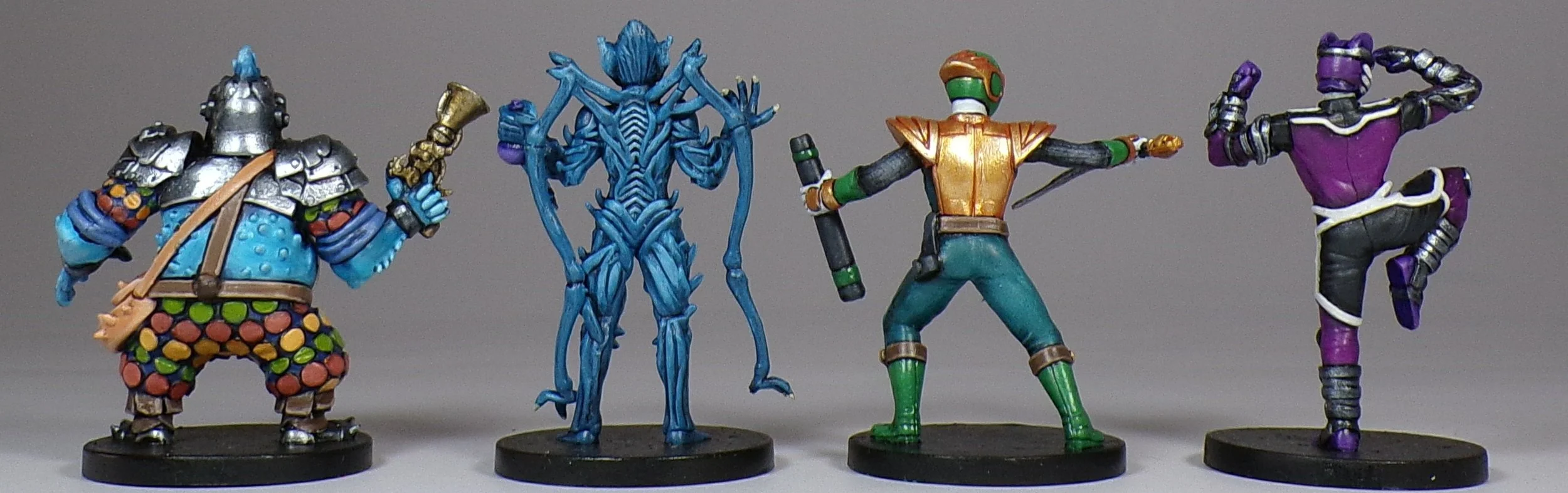 Power Rangers: Heroes of the Grid painted! — Paintedfigs Miniature ...