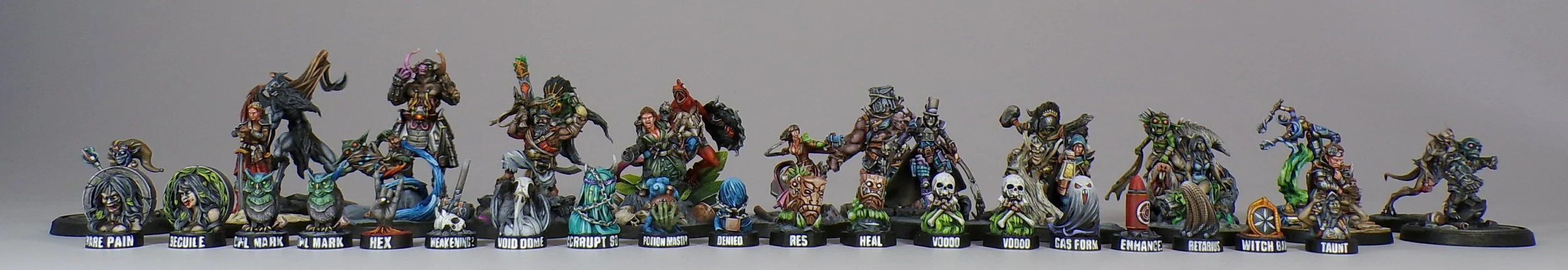 Creature Caster's Judgement: MOBA inspired game painted! — Paintedfigs ...