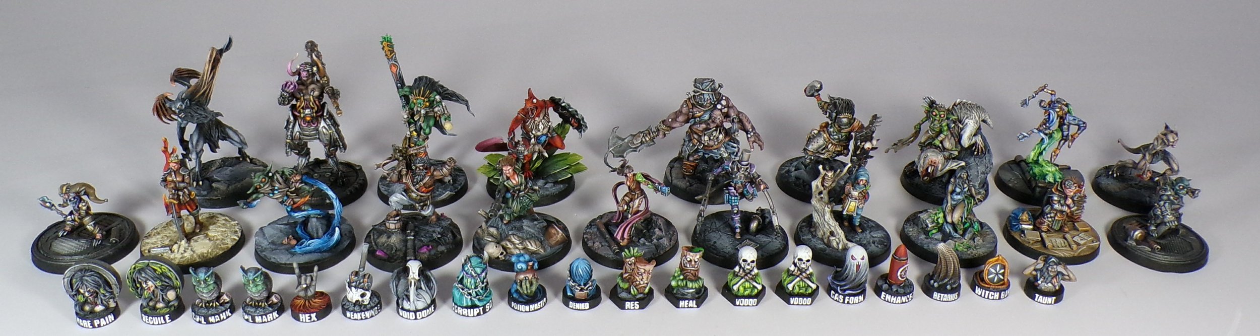 Creature Caster's Judgement: MOBA inspired game painted! — Paintedfigs ...