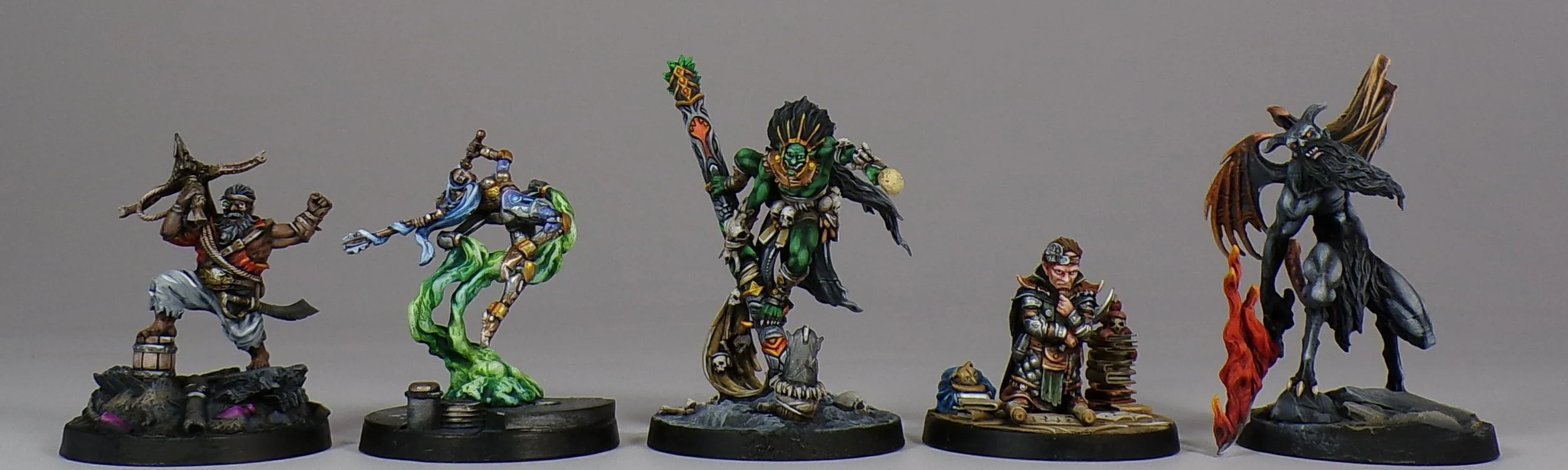 Creature Caster's Judgement: MOBA inspired game painted! — Paintedfigs ...
