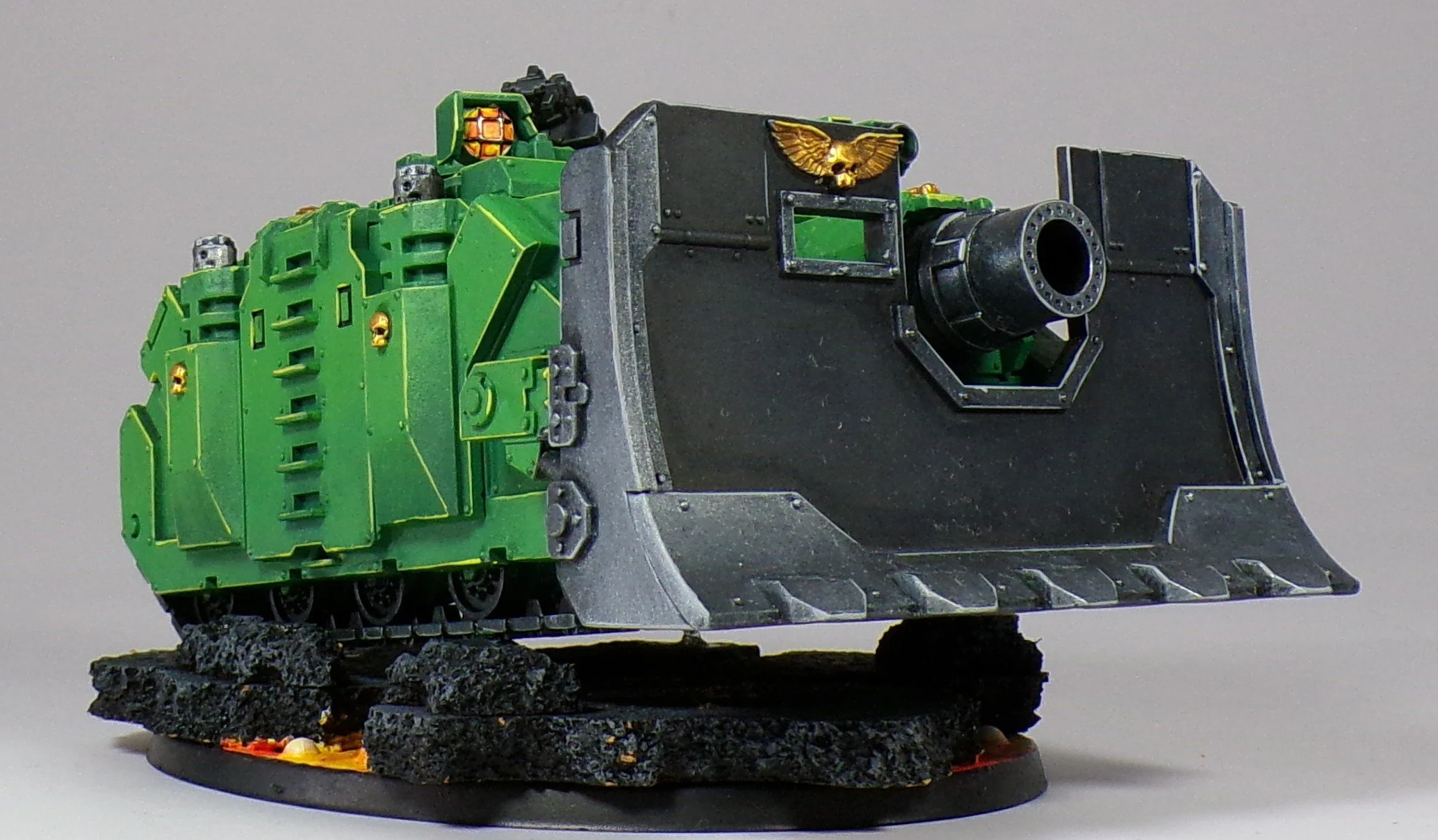 40k Salamander Space Marines and Chaos Knights painted! — Paintedfigs ...