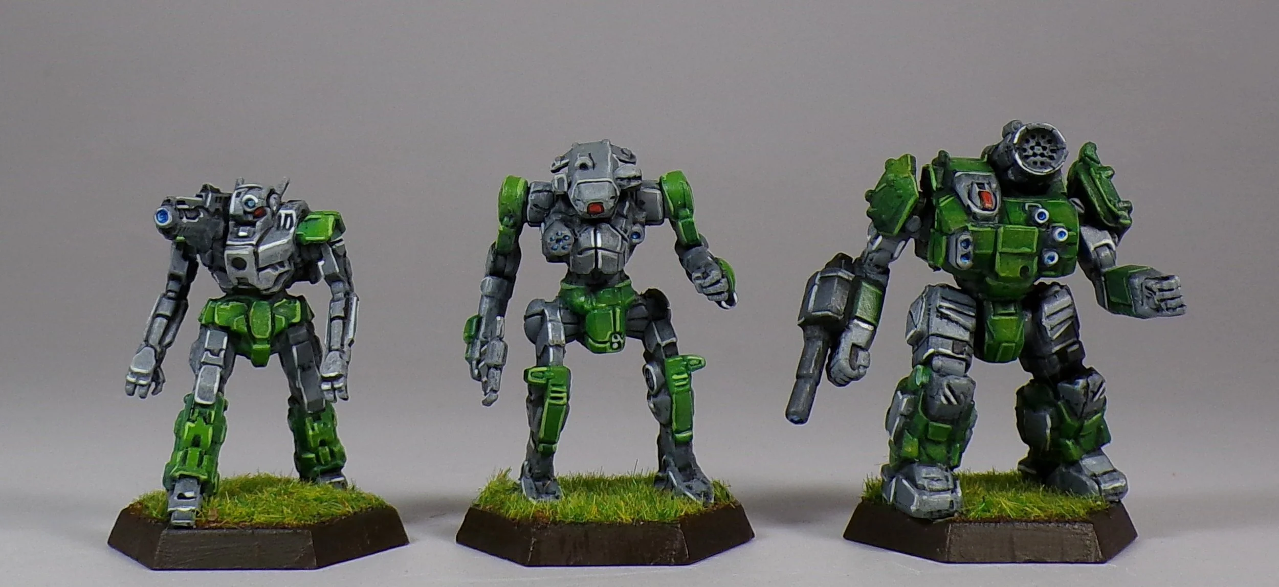Battletech: Minis painted up in the Eridani Light Horse faction colors ...
