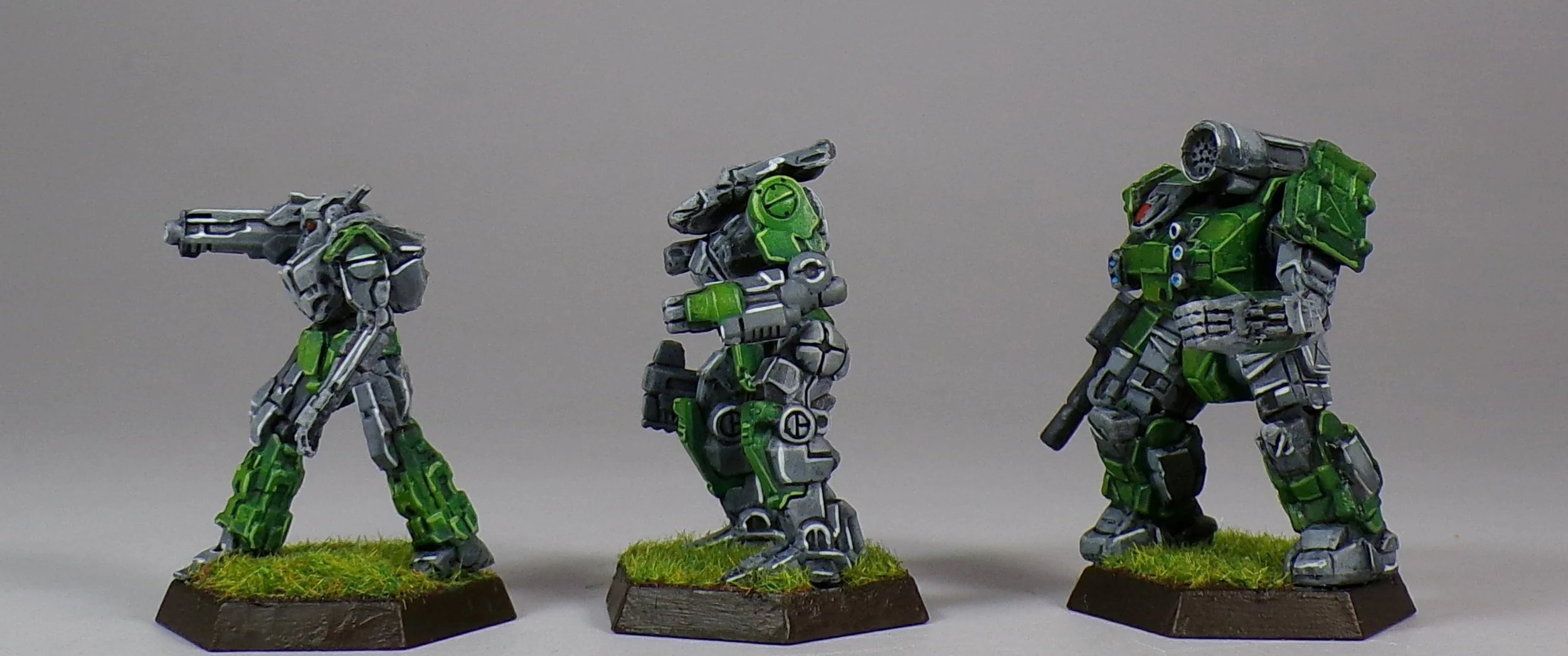 Battletech: Minis painted up in the Eridani Light Horse faction colors ...