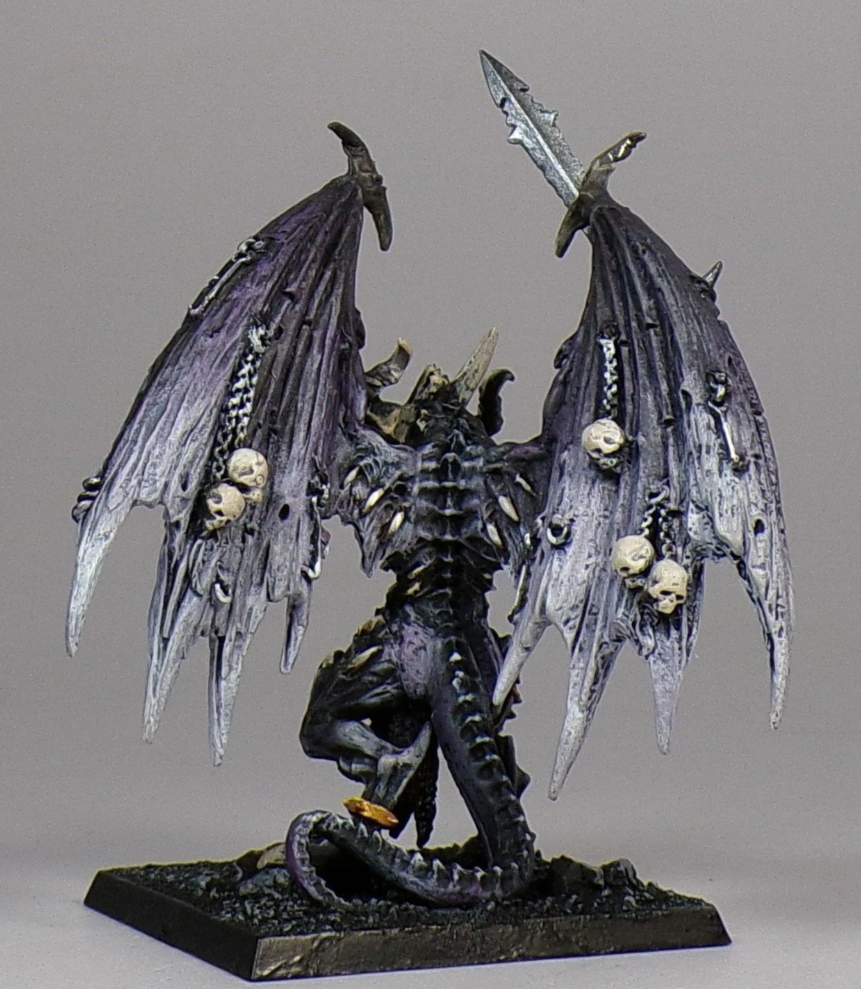 Painting Oldhammer : Be'lakor and Warriors of Chaos painted (Warhammer ...