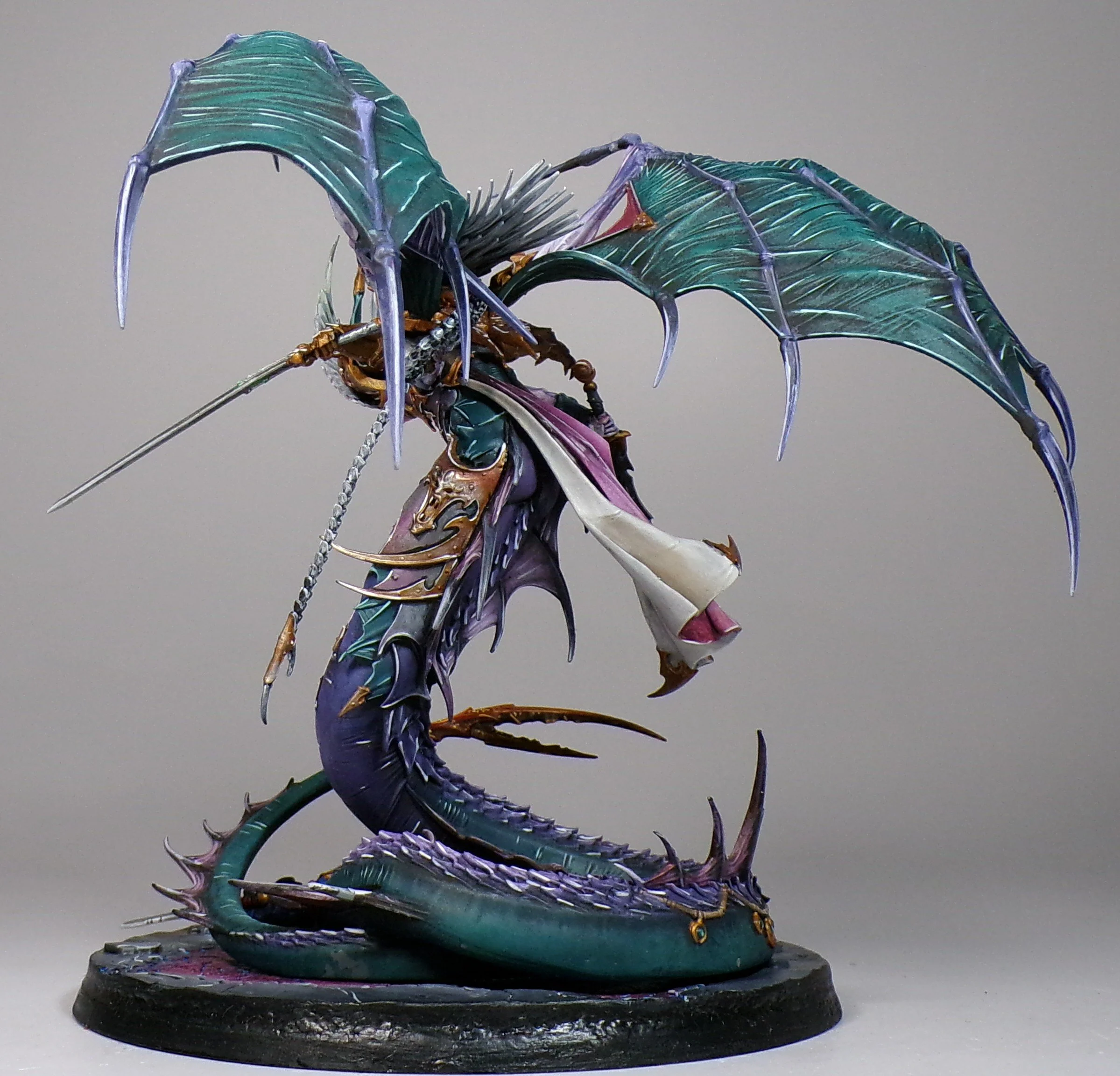 Warhammer 40k: Painting Fulgrim – Daemon Primarch of Slaanesh, and his ...