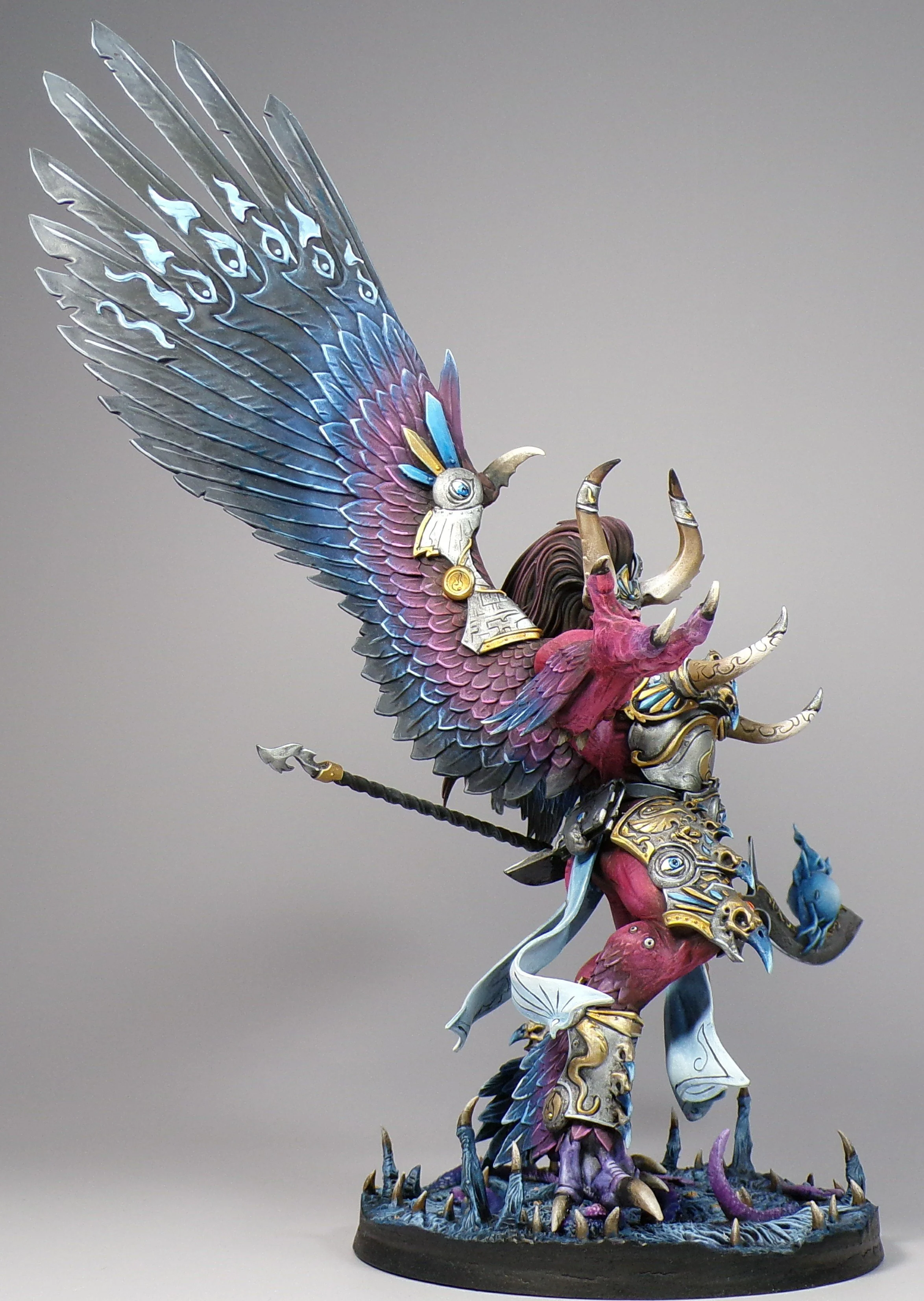 Warhammer 40k: Painting Fulgrim – Daemon Primarch of Slaanesh, and his ...