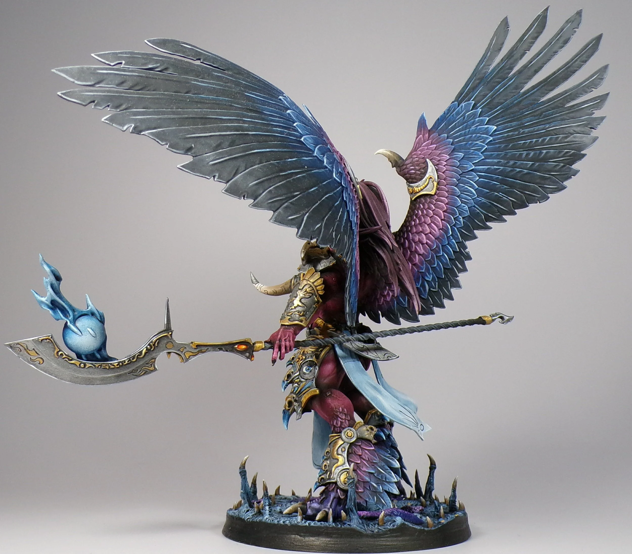 Warhammer 40k: Painting Fulgrim – Daemon Primarch of Slaanesh, and his ...