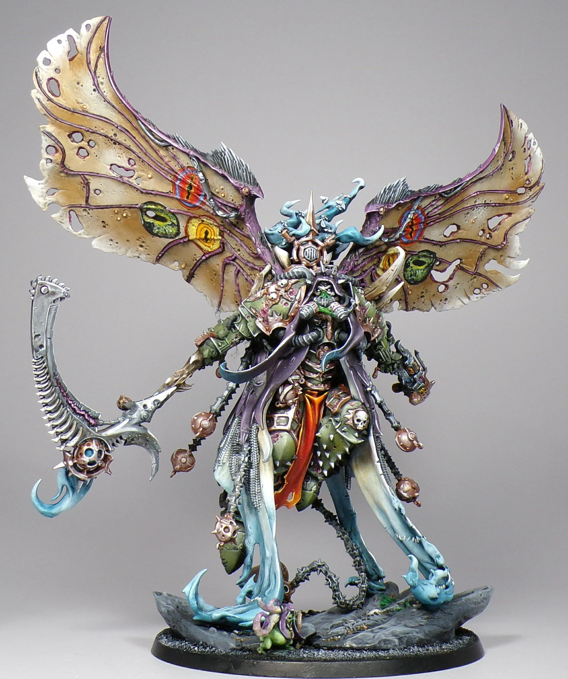 Warhammer 40k: Painting Fulgrim – Daemon Primarch of Slaanesh, and his ...