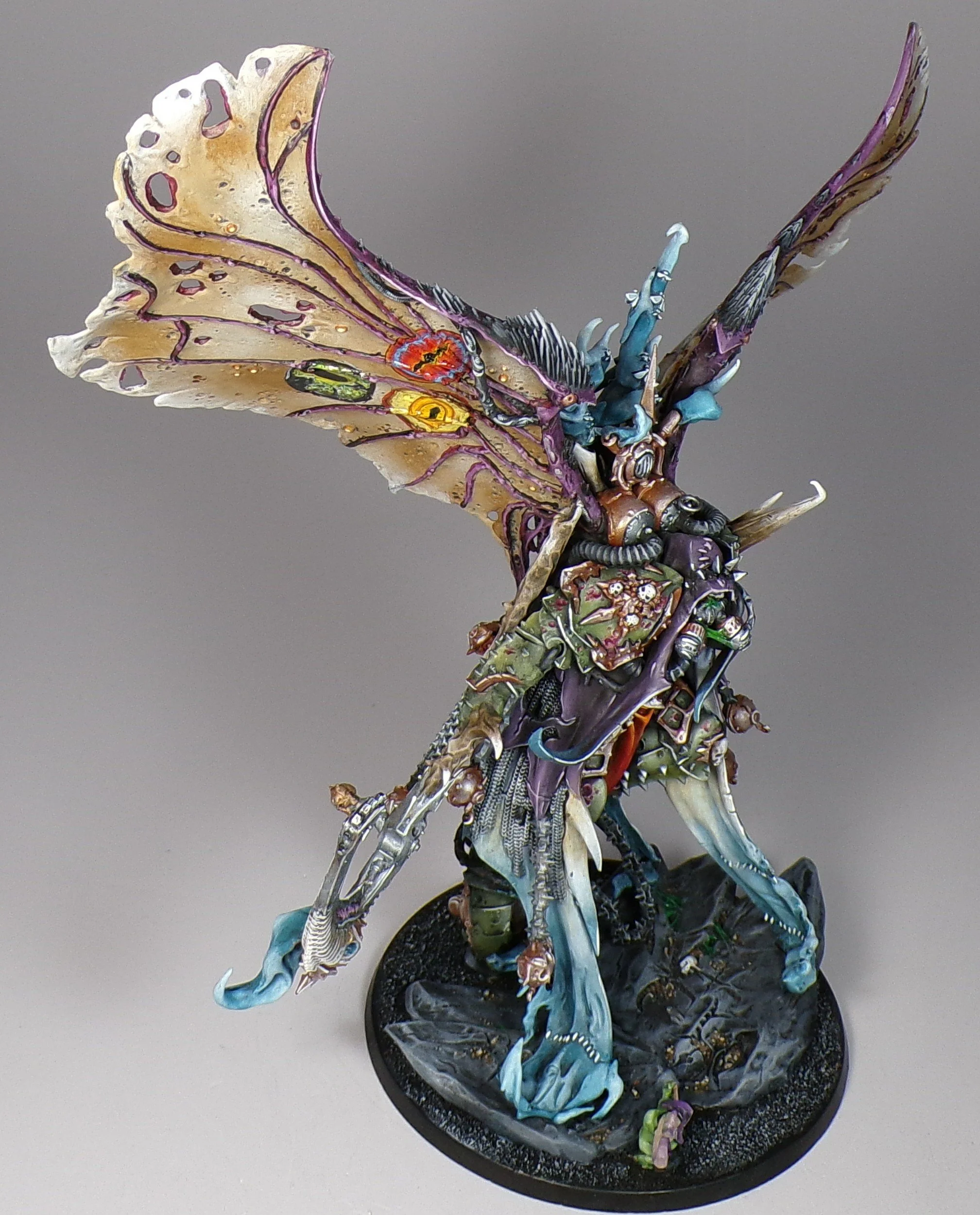 Warhammer 40k: Painting Fulgrim – Daemon Primarch of Slaanesh, and his ...