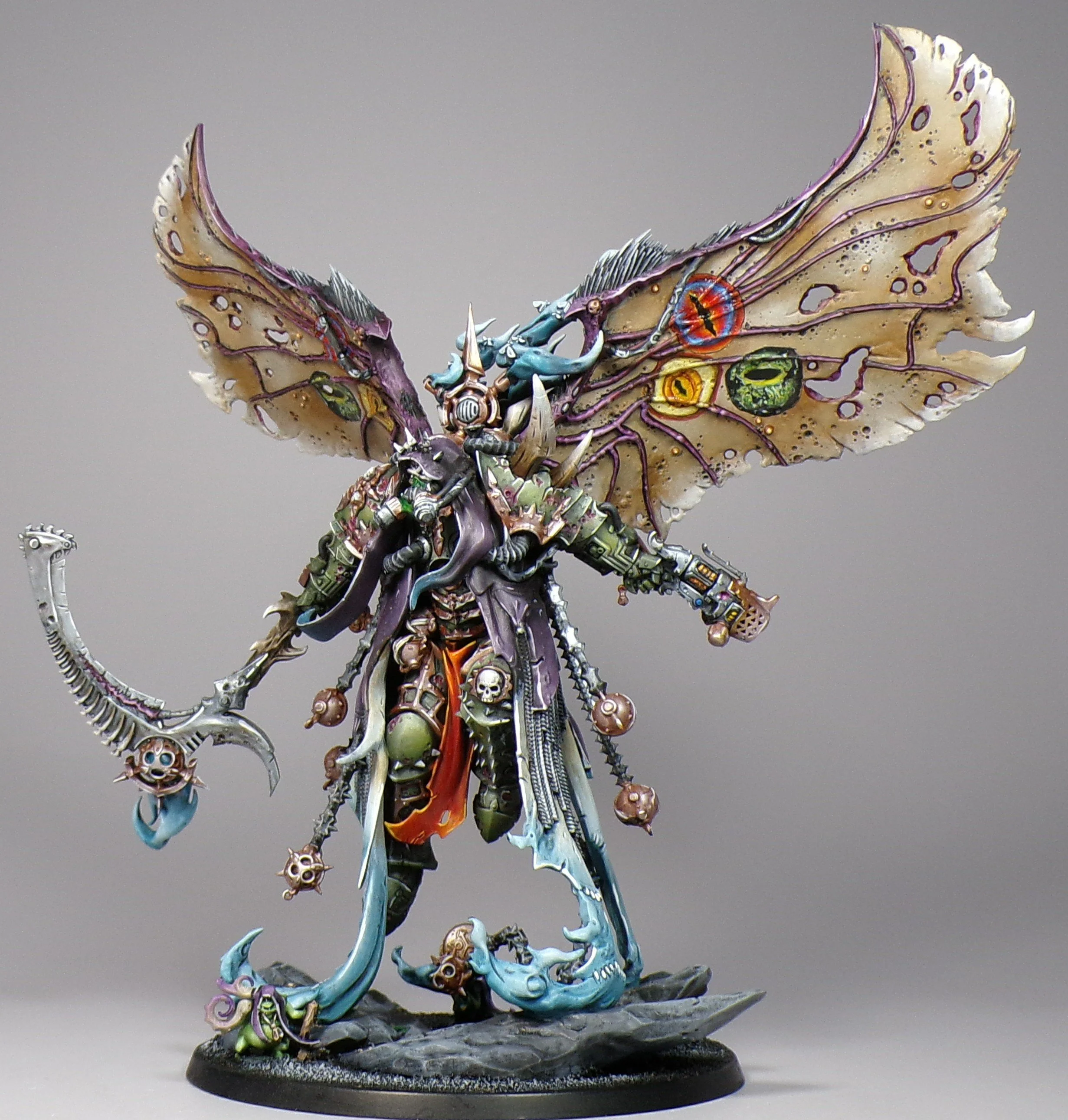 Warhammer 40k: Painting Fulgrim – Daemon Primarch of Slaanesh, and his ...