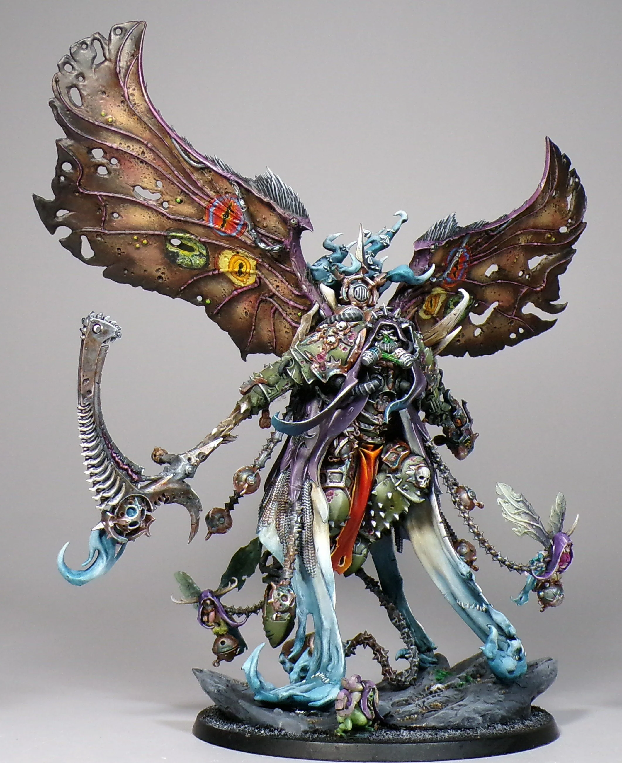 Warhammer 40k: Painting Fulgrim – Daemon Primarch of Slaanesh, and his ...
