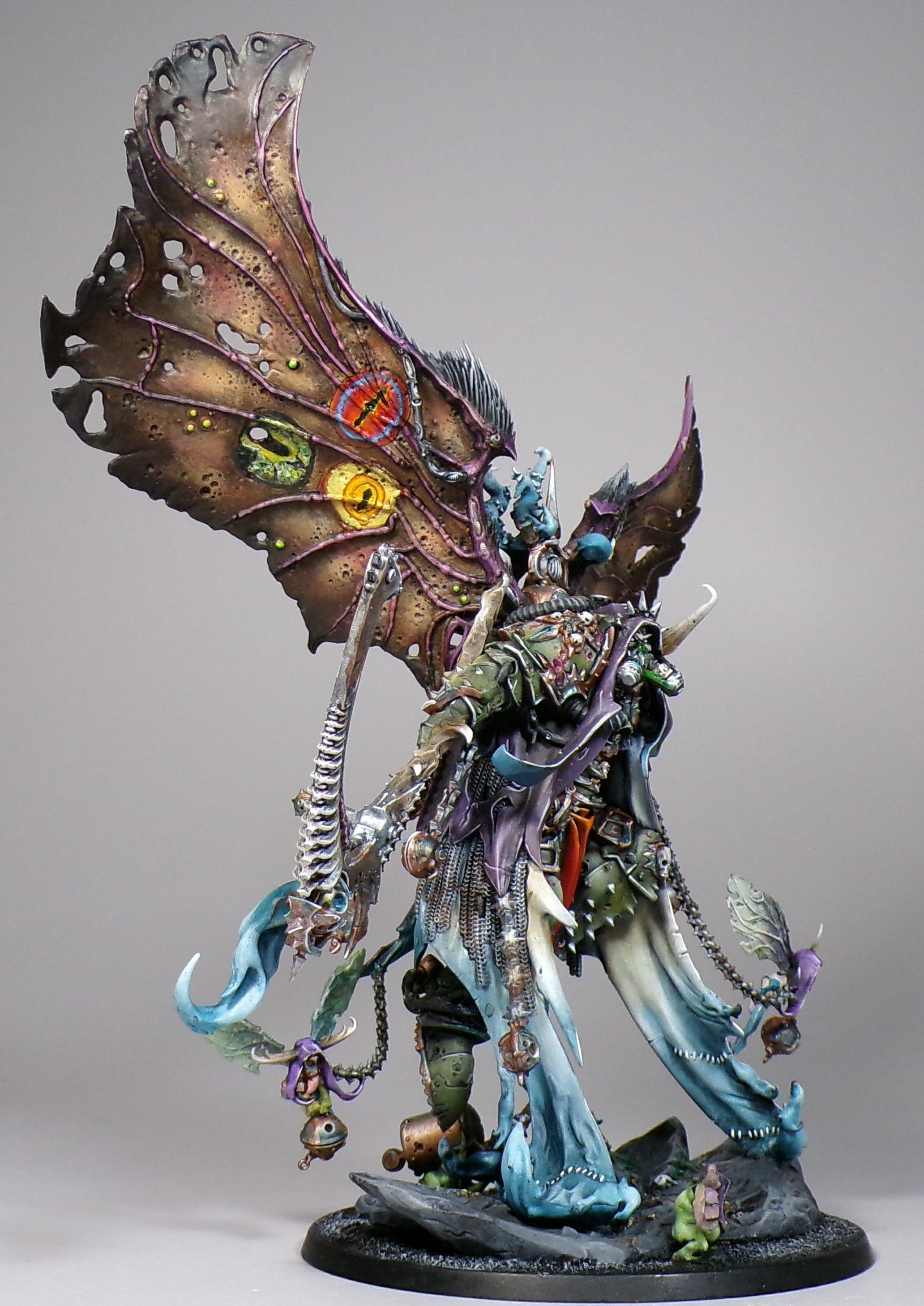 Warhammer 40k: Painting Fulgrim – Daemon Primarch of Slaanesh, and his ...