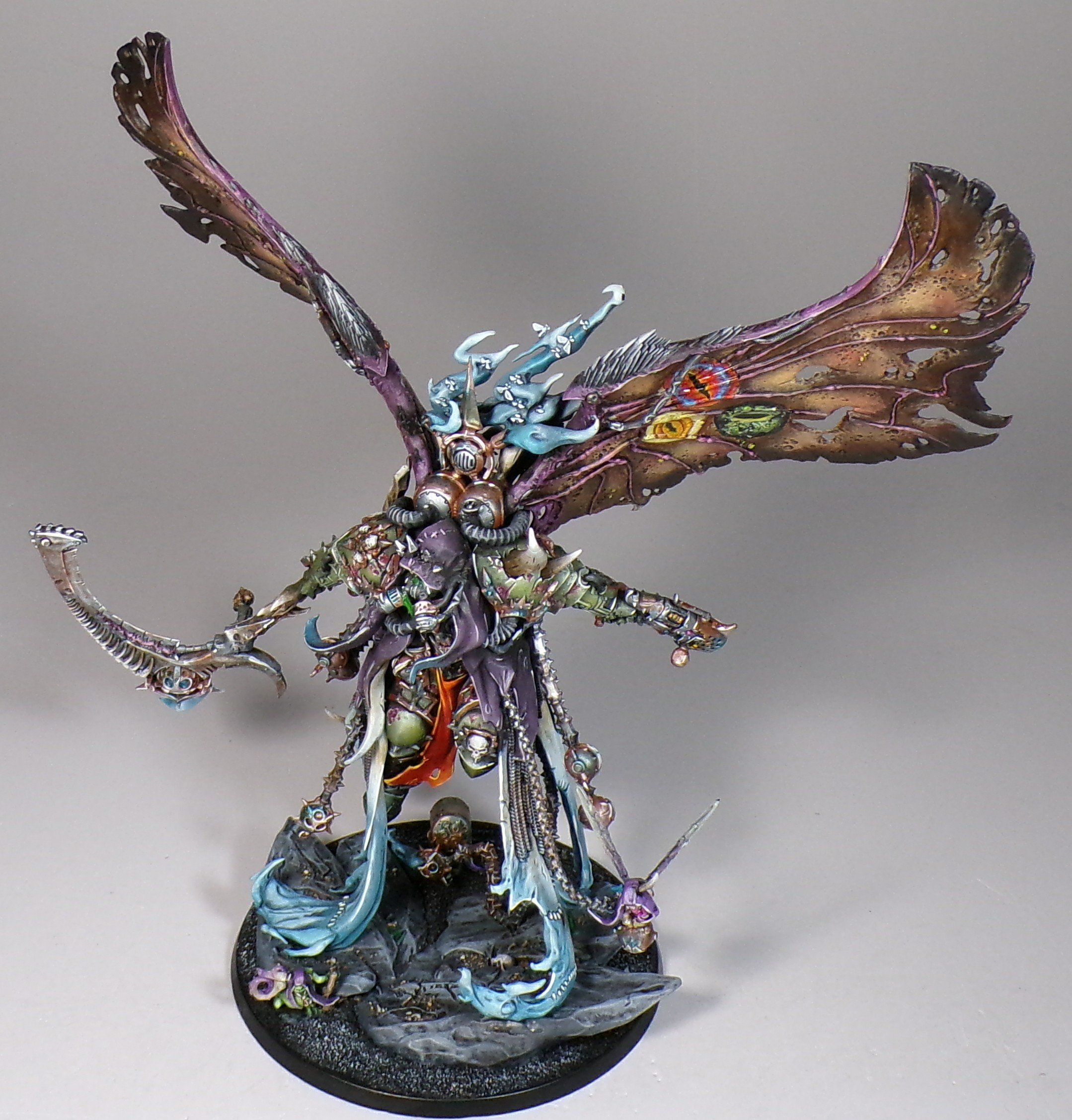 Warhammer 40k: Painting Fulgrim – Daemon Primarch of Slaanesh, and his ...