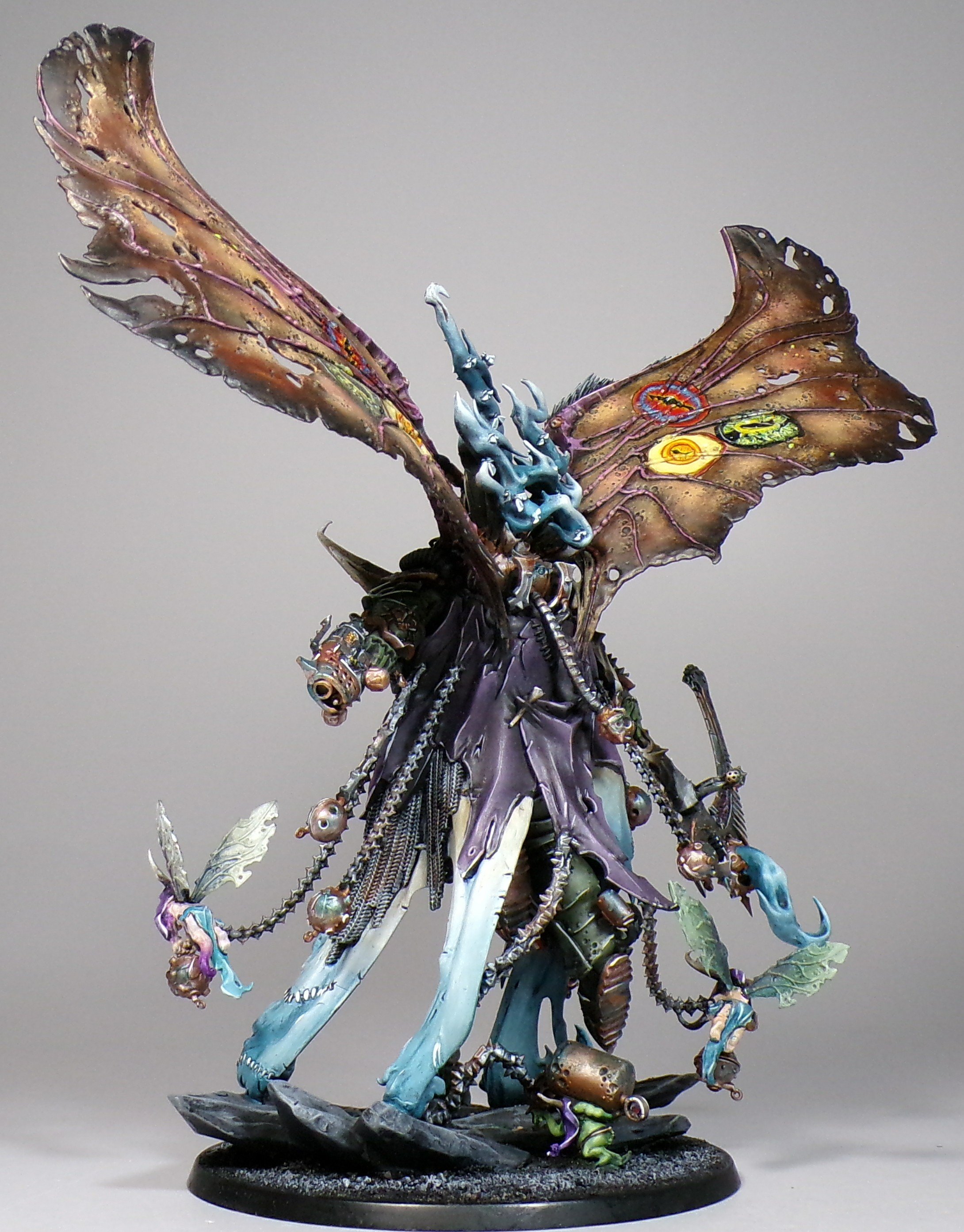Warhammer 40k: Painting Fulgrim – Daemon Primarch of Slaanesh, and his ...
