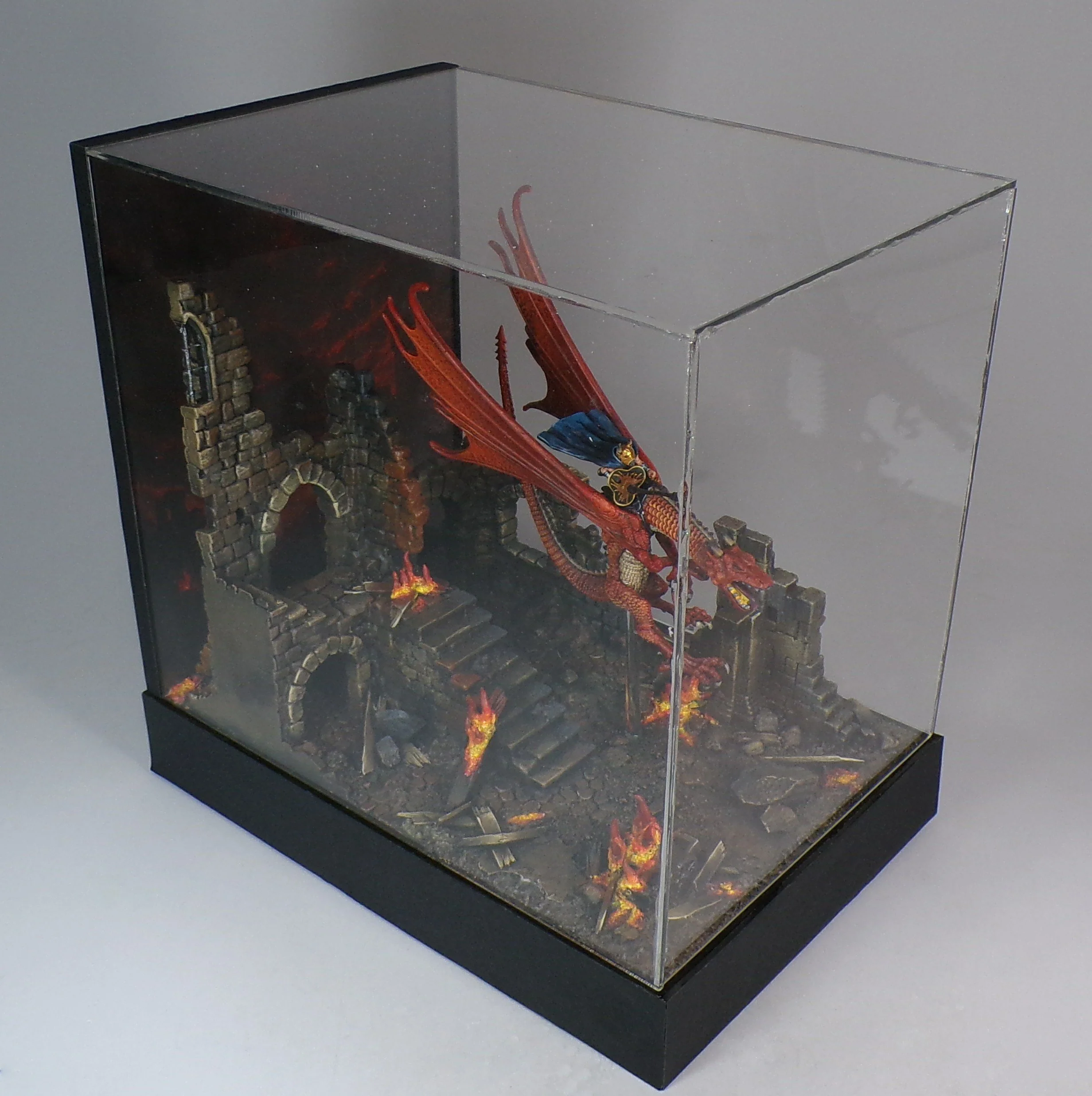Dragonlance Painting: We Built a Diorama for a Ral Partha Red Dragon of ...