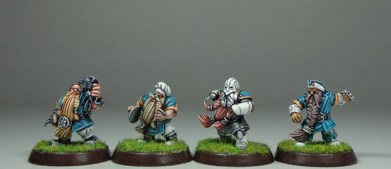 Painting Some Punga Blood Bowl Miniatures — Paintedfigs Miniature ...