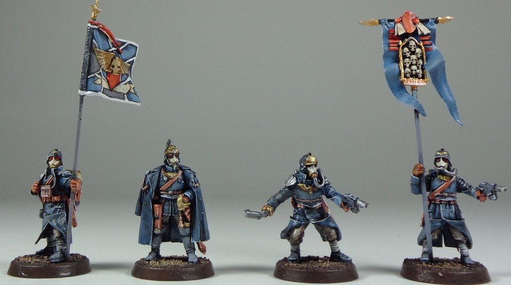 Painting Forge World Resin Death Korps of Krieg — Paintedfigs Miniature ...