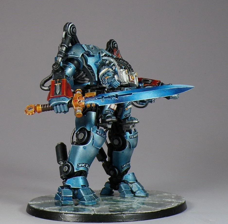 Grey Knights: NMM-Painted Swords and Broken Glass Bases — Paintedfigs ...