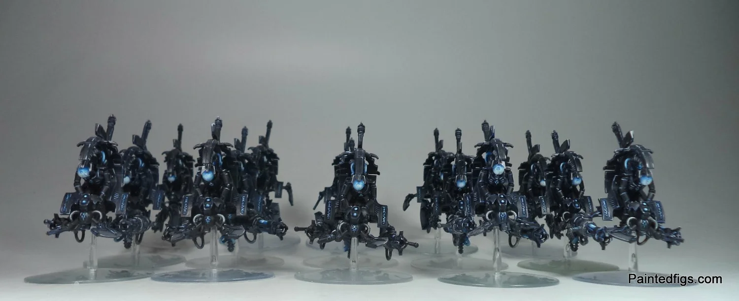 Types of Necrons we’ve painted over the years — Paintedfigs Miniature ...