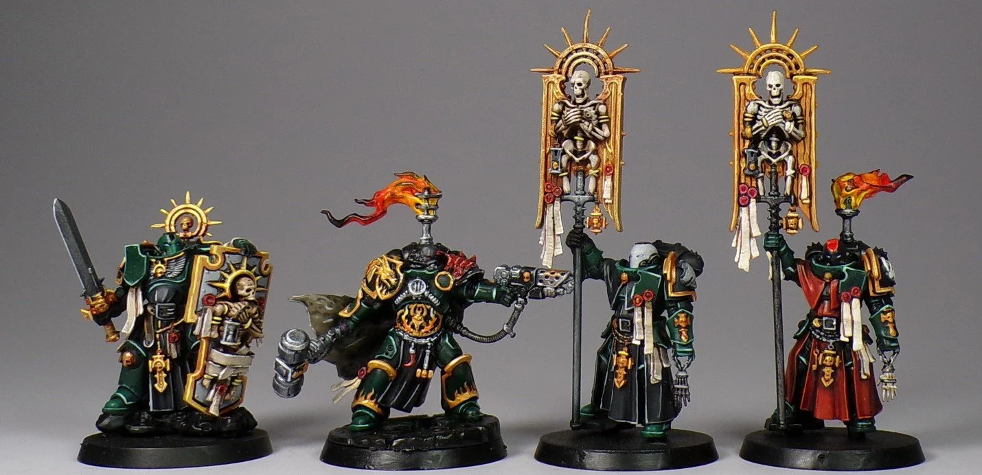 We Just Keep Painting Salamander Space Marines — Paintedfigs Miniature ...