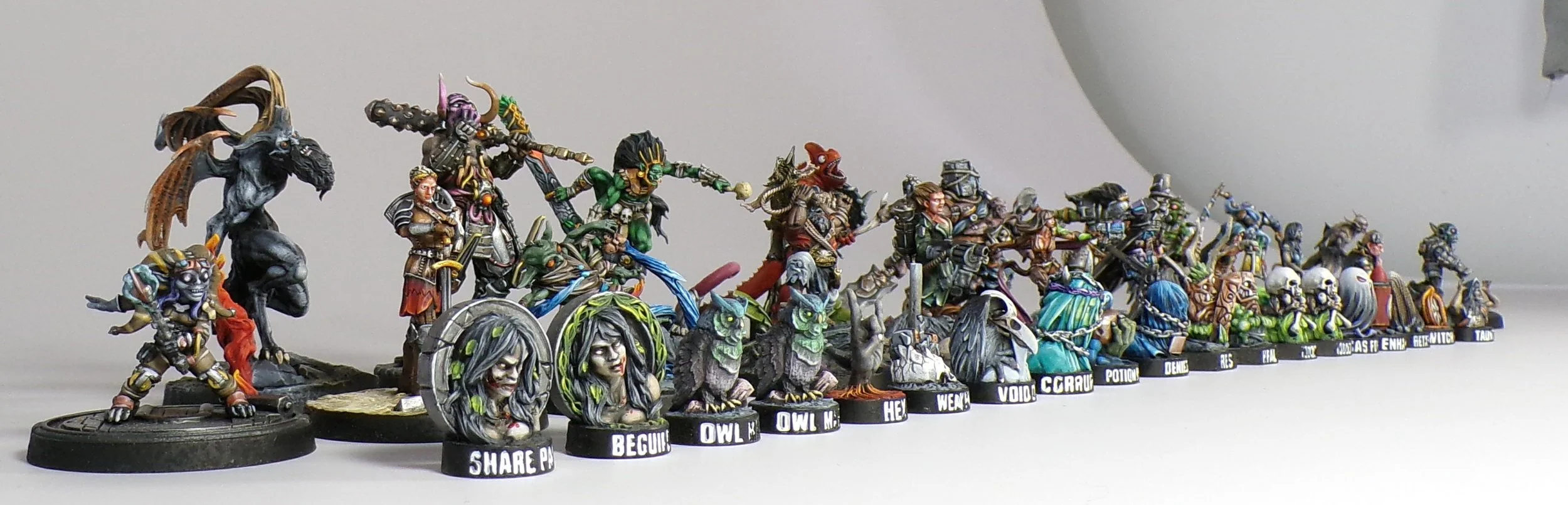 Creature Caster's Judgement: MOBA inspired game painted! — Paintedfigs ...