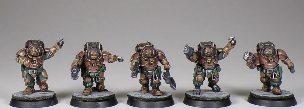 The Leagues of Votann, Painted at Showcase — Paintedfigs Miniature ...