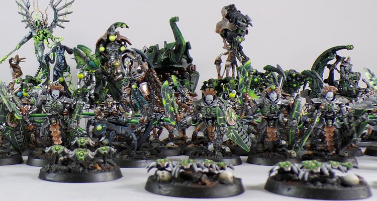 Types of Necrons we’ve painted over the years — Paintedfigs Miniature ...