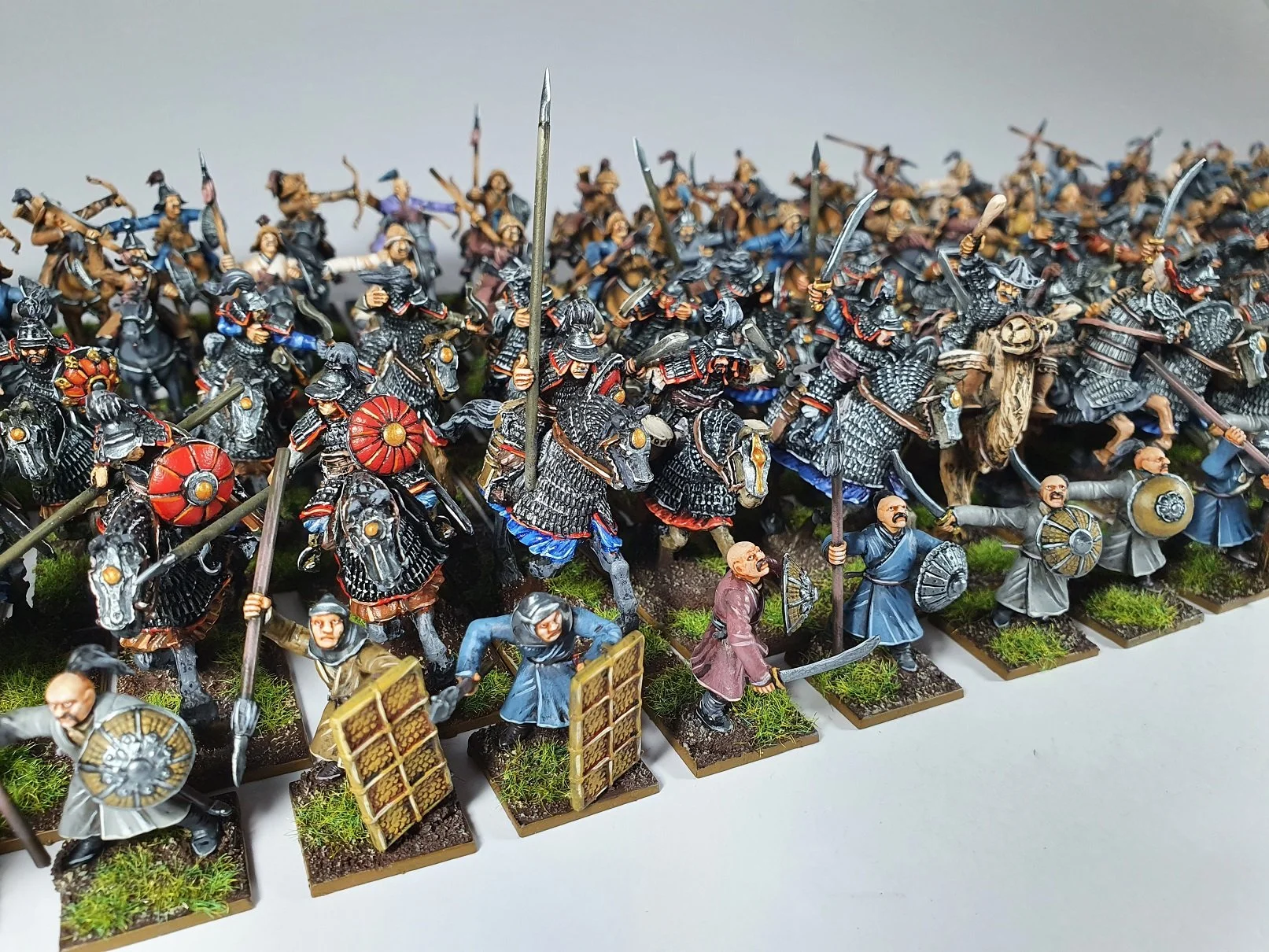 Historical Wargame Miniature Painting: a Fireforge Mongols Army ...