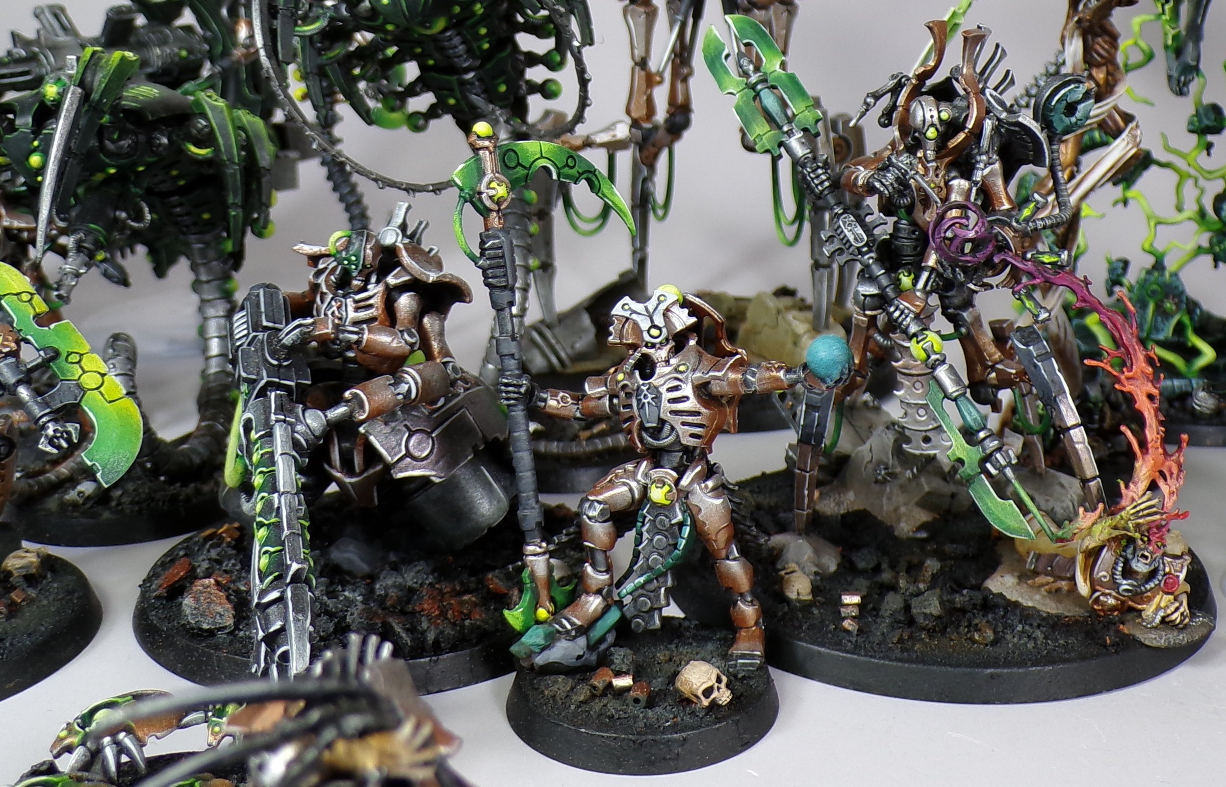 Types of Necrons we’ve painted over the years — Paintedfigs Miniature ...