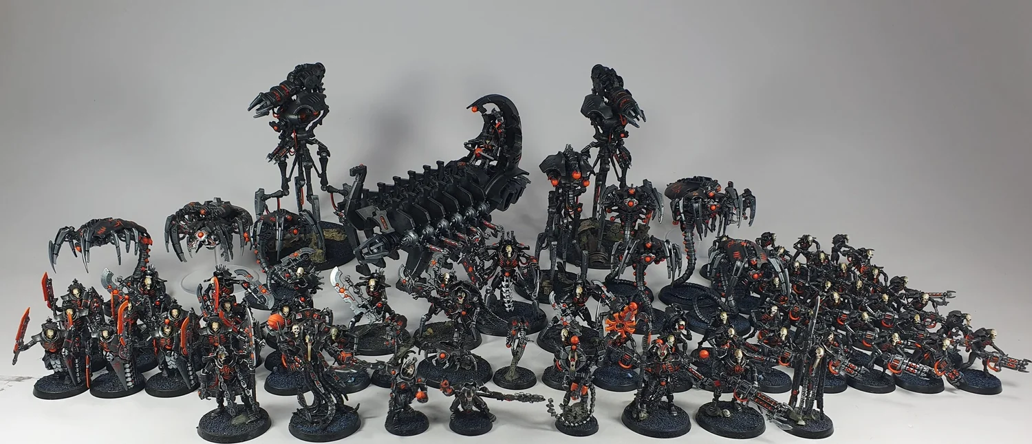 Types of Necrons we’ve painted over the years — Paintedfigs Miniature ...
