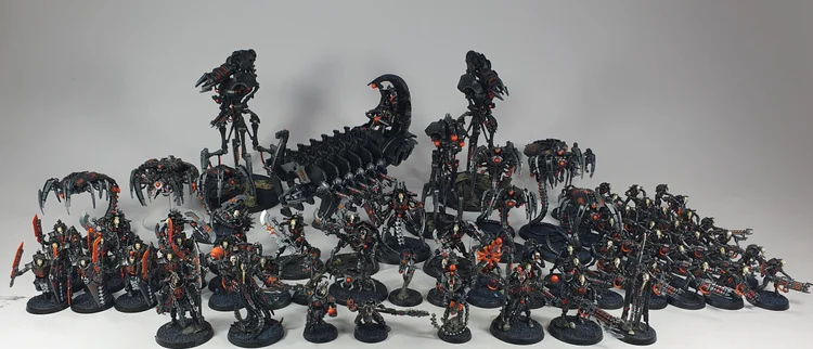 Types of Necrons we’ve painted over the years — Paintedfigs Miniature ...