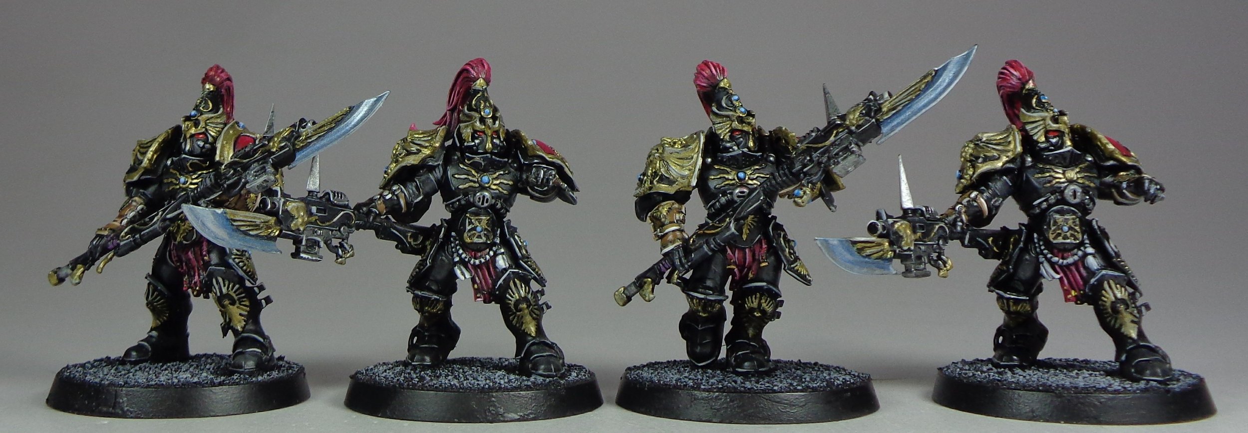 Adeptus Custodes / Sisters of Silence — Paintedfigs Miniature Painting ...